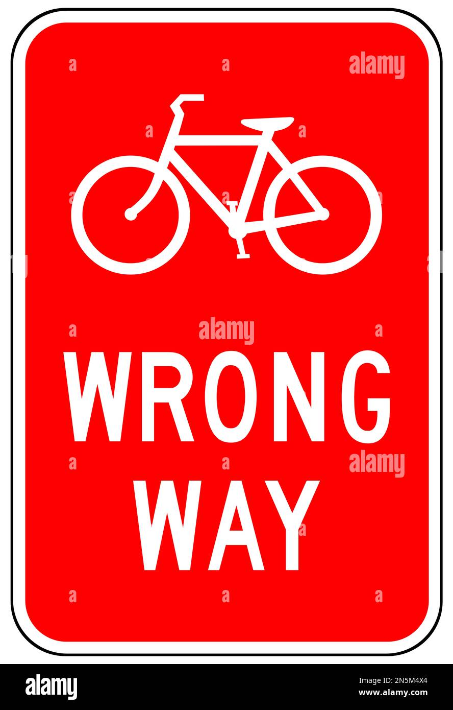 Wrong way sign hi-res stock photography and images - Alamy