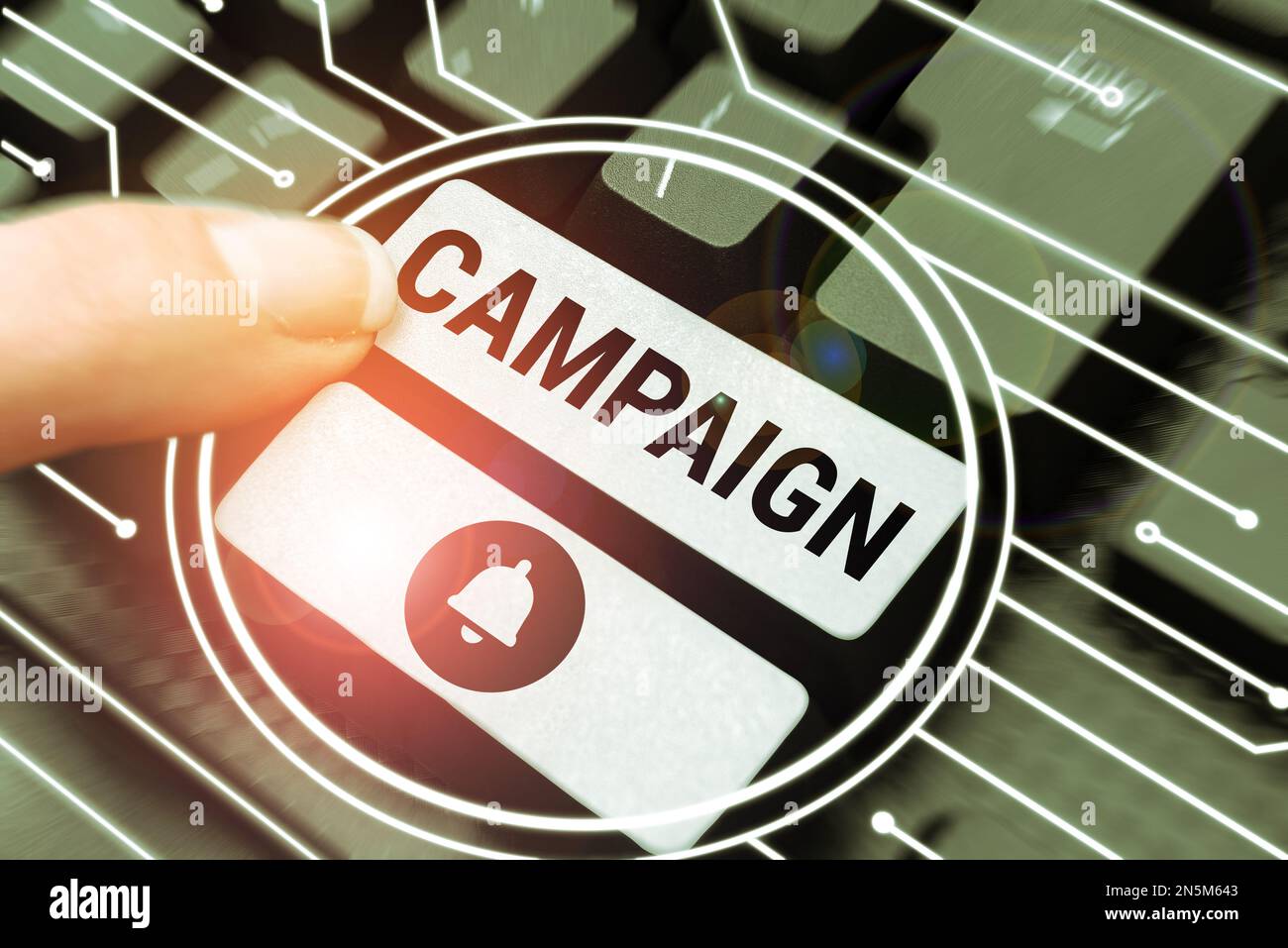 Writing displaying text Campaign. Business concept organized course of ...