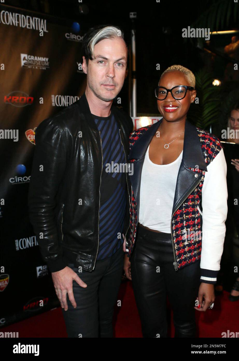 Michael Fitzpatrick and Noelle Scaggs at The Los Angeles Confidential ...