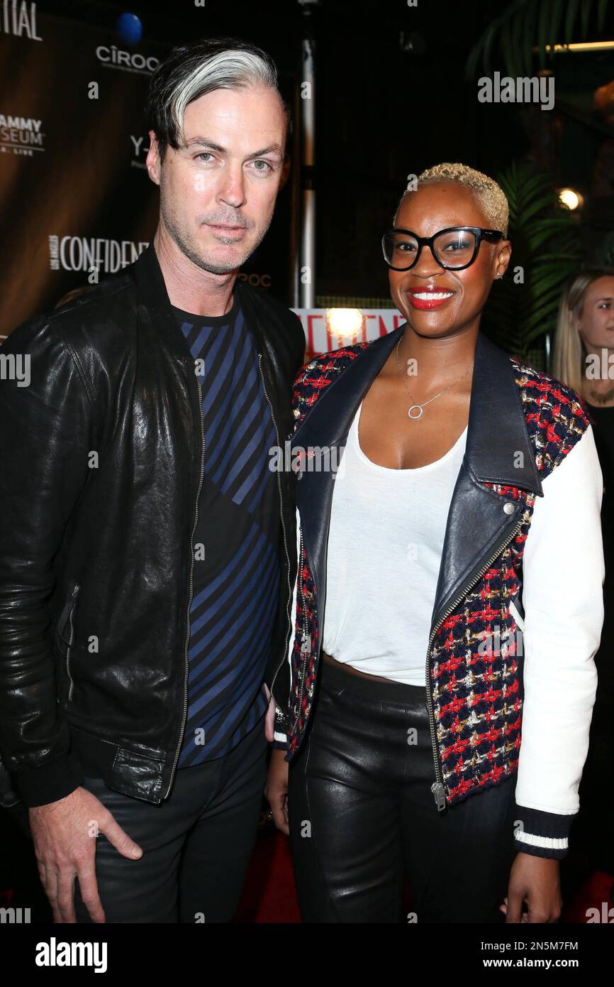 Michael Fitzpatrick and Noelle Scaggs at The Los Angeles Confidential ...