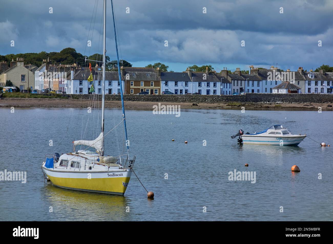 The seaside village of Garlieston in Wigtownshire, Dumfries and ...