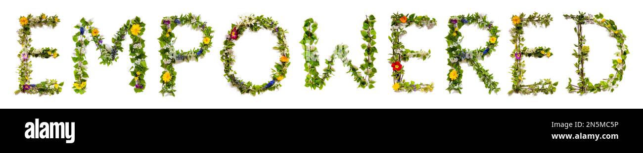 Empowerment letters hi-res stock photography and images - Alamy