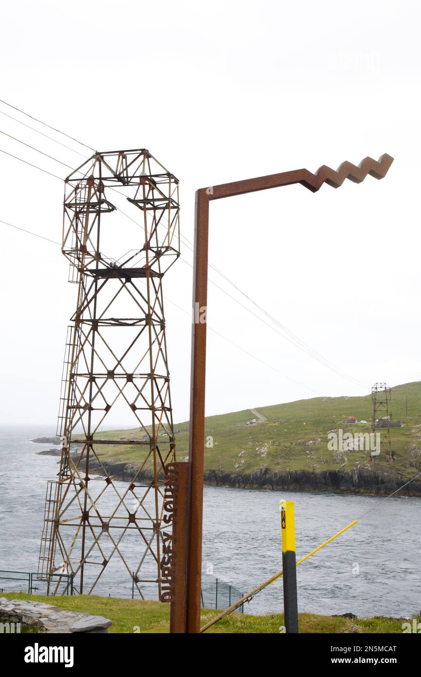 Dursey Sound Wave logo metal sign for wild atlantic way discovery ...