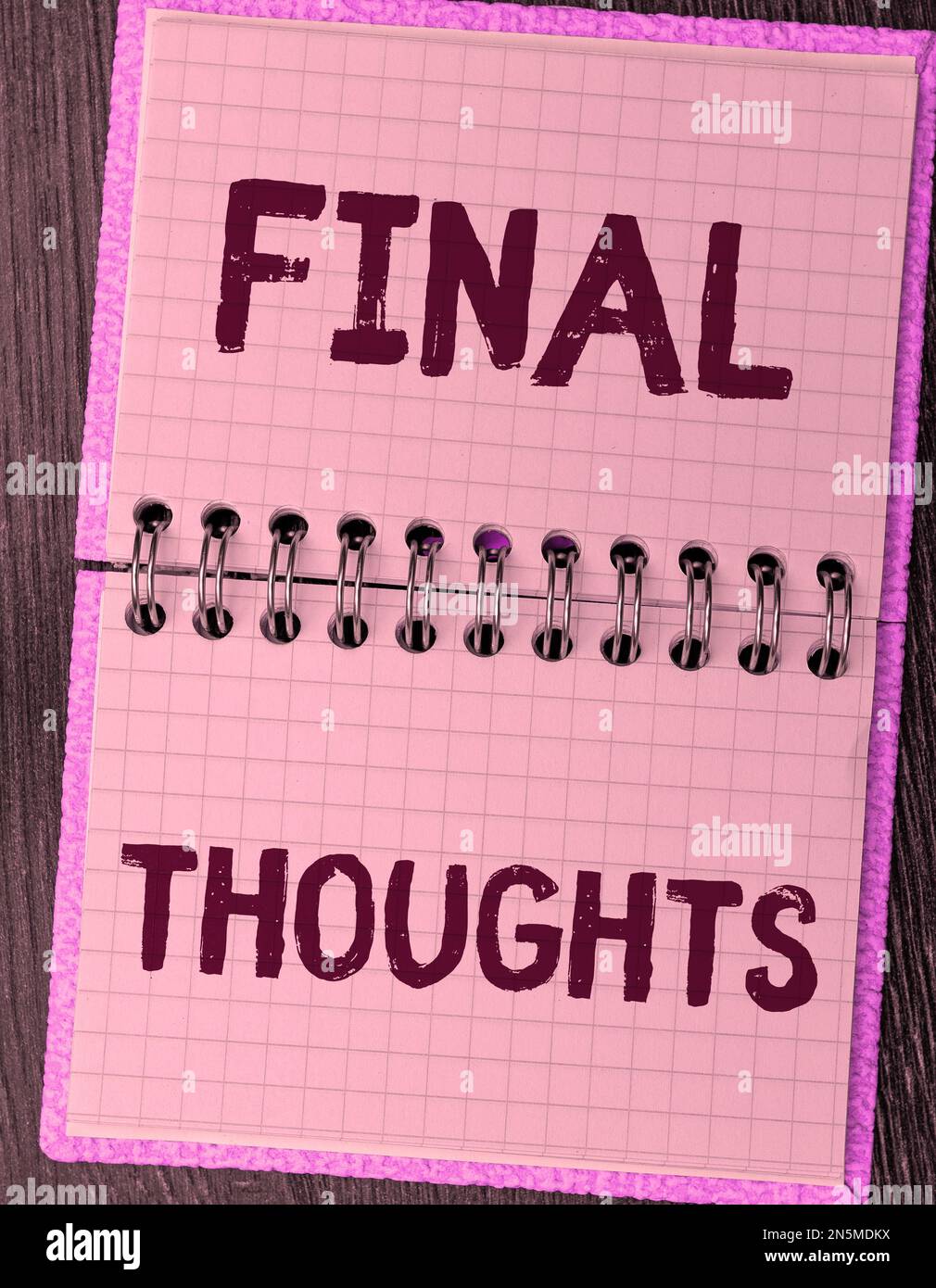 Writing displaying text Final Thoughts. Internet Concept Conclusion ...