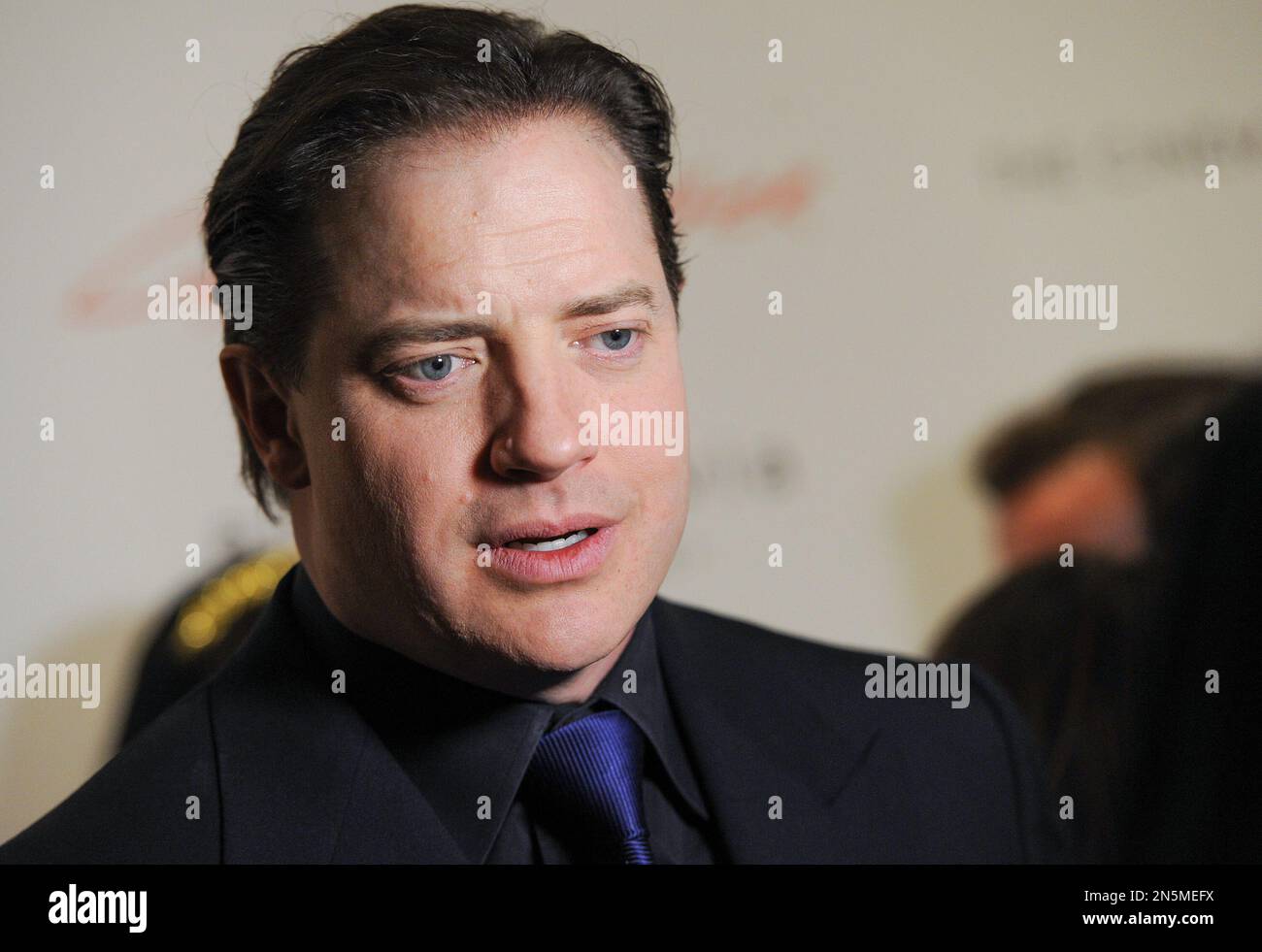 Actor Brendan Fraser attends a special screening of "Gimme Shelter ...