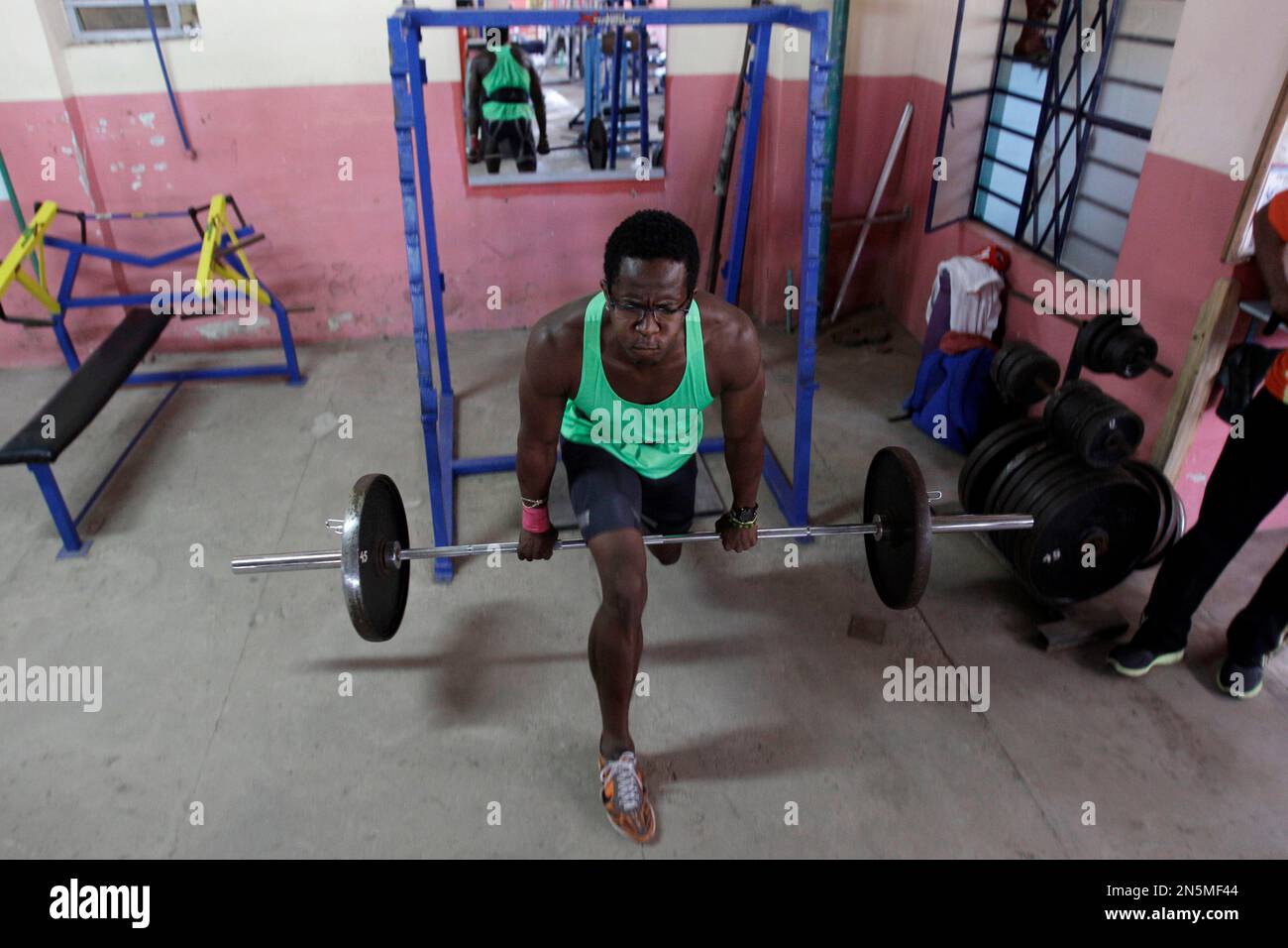 In this Jan. 18, 2014 photo, Cuba's Dayron Robles, an Olympic champion ...