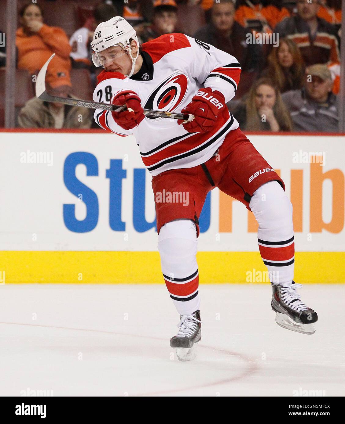 Carolina Hurricanes' Alexander Semin, during an NHL hockey game against ...