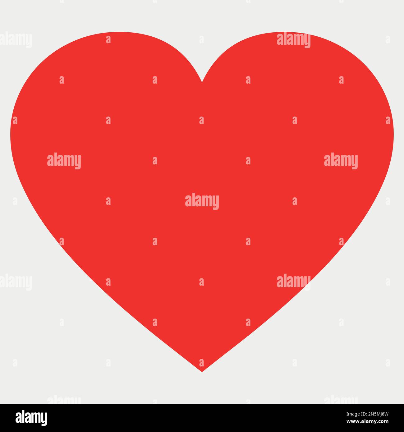 Love Red Heart Symbol vector illustration Stock Vector Image & Art - Alamy