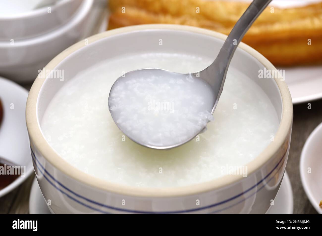congee, rice porridge, Chinese traditional healthy breakfast Stock ...