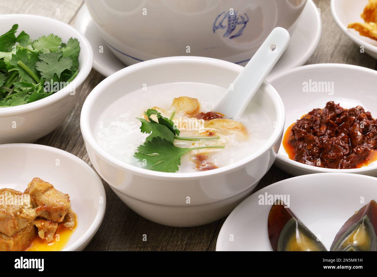 congee, rice porridge, Chinese traditional healthy breakfast Stock ...