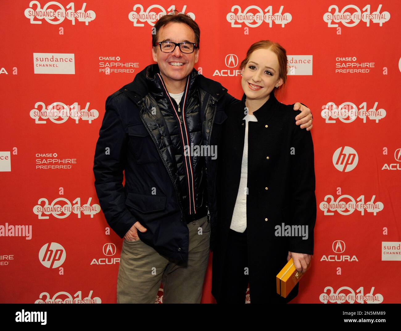 Chris Columbus, left, and his daughter Eleanor Columbus, co-executive ...