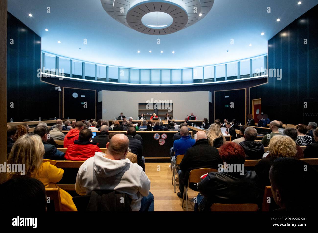 Illustration picture shows the jury constitution session at the assizes ...