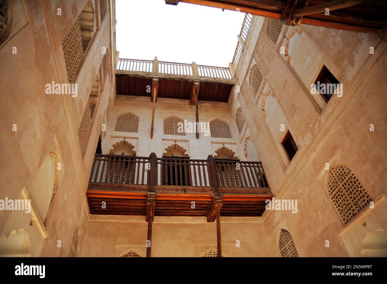 Typical historical building, Oman architecture Stock Photo - Alamy