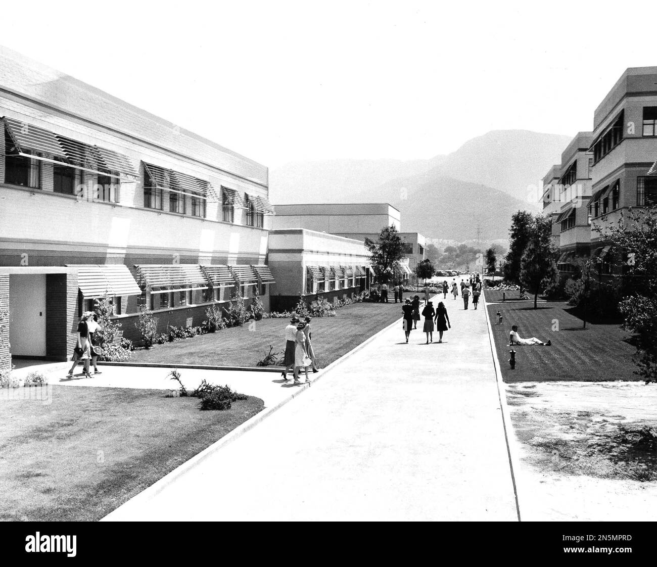 This is part of the vast studio facilities of the Walt Disney Studio in ...