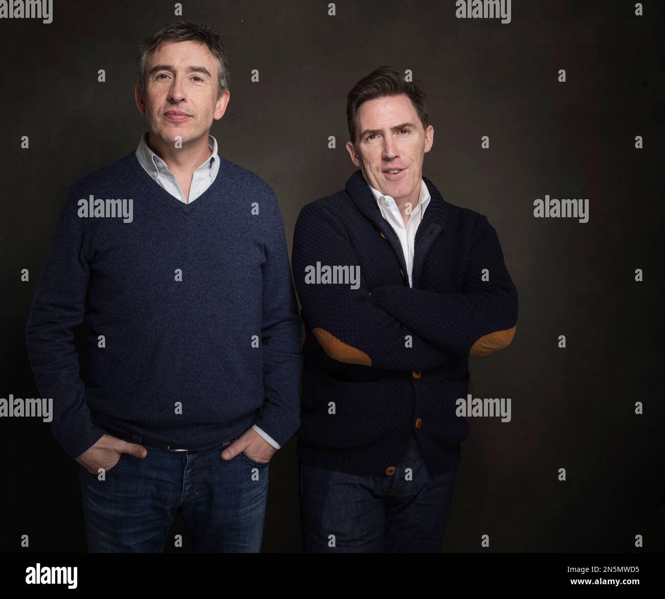 Steve Coogan and Rob Brydon pose for a portrait at Quaker Good Energy ...