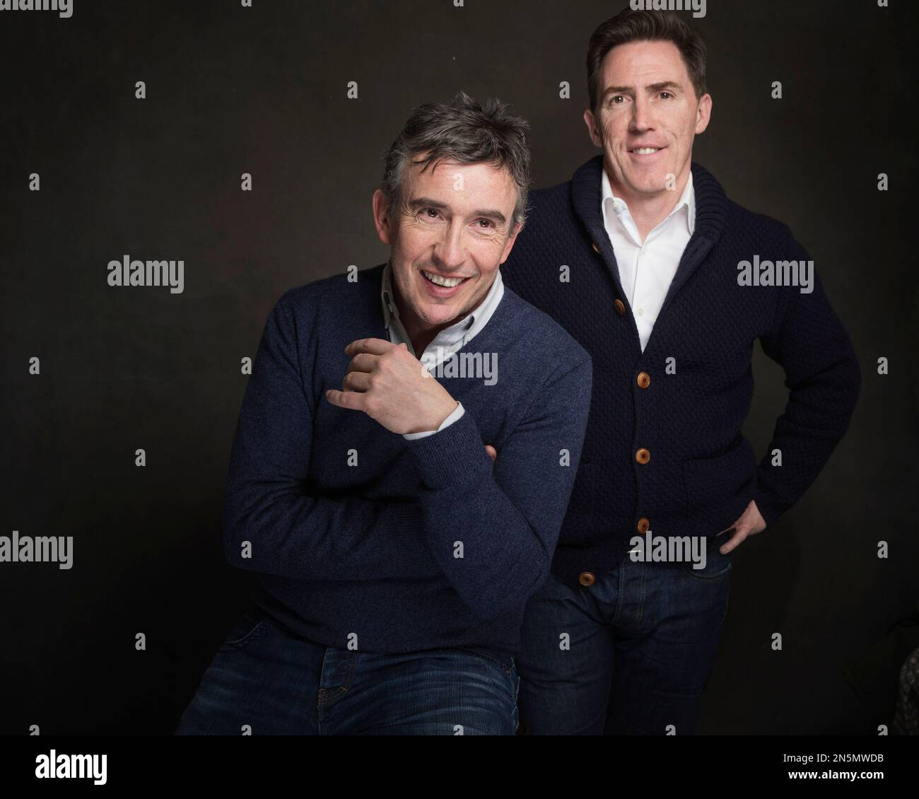 Steve Coogan and Rob Brydon pose for a portrait at Quaker Good Energy ...