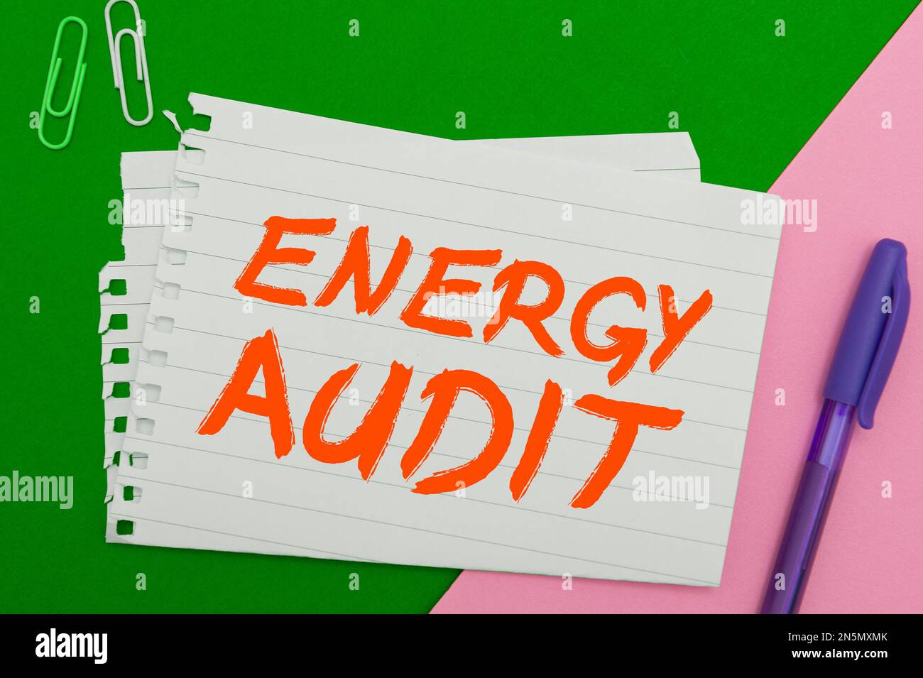 Text showing inspiration Energy Audit. Concept meaning assessment of ...