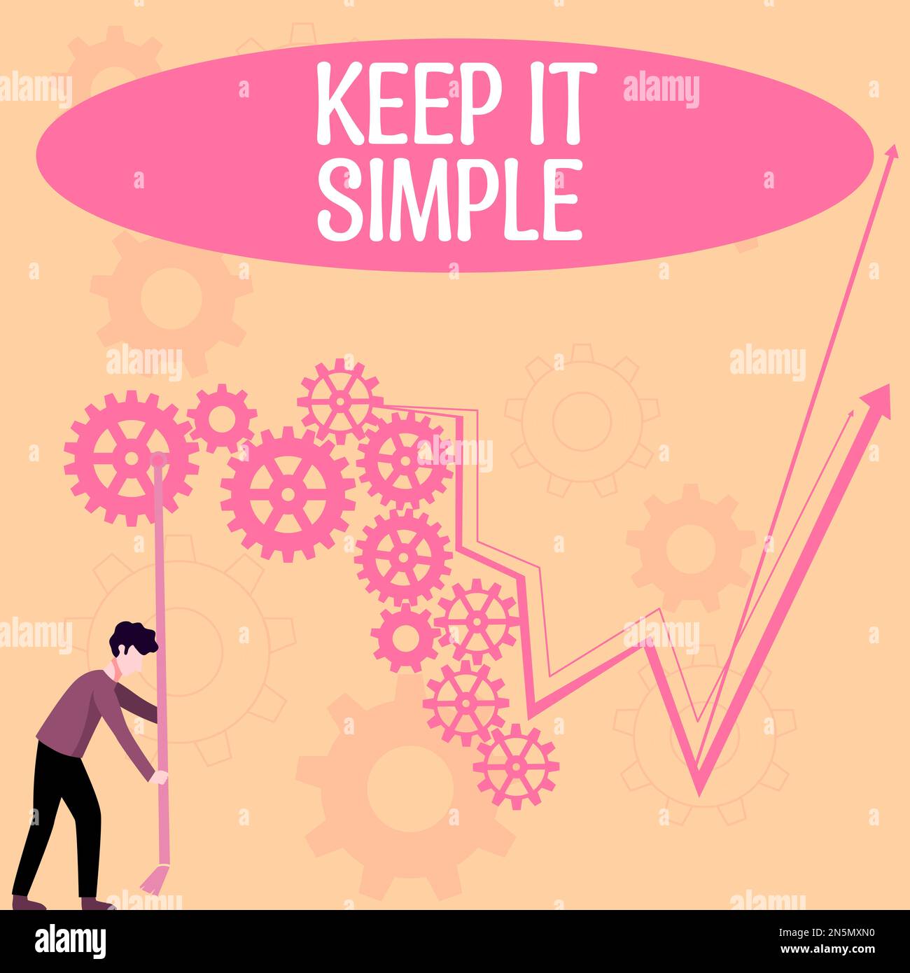 Inspiration showing sign Keep It Simple. Business concept Easy to toss ...