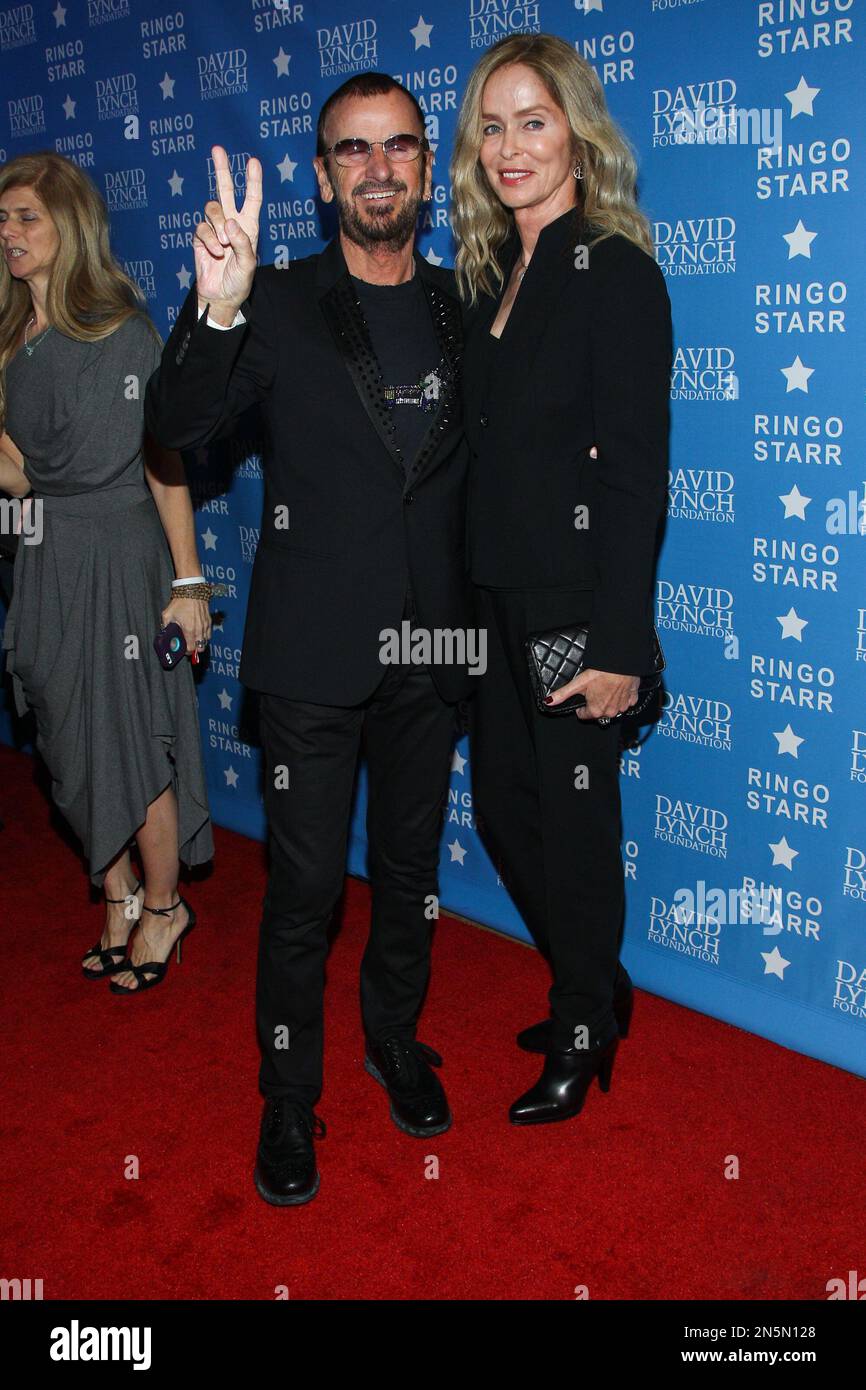 Musician Ringo Starr and wife/actress Barbara Bach attend the David ...