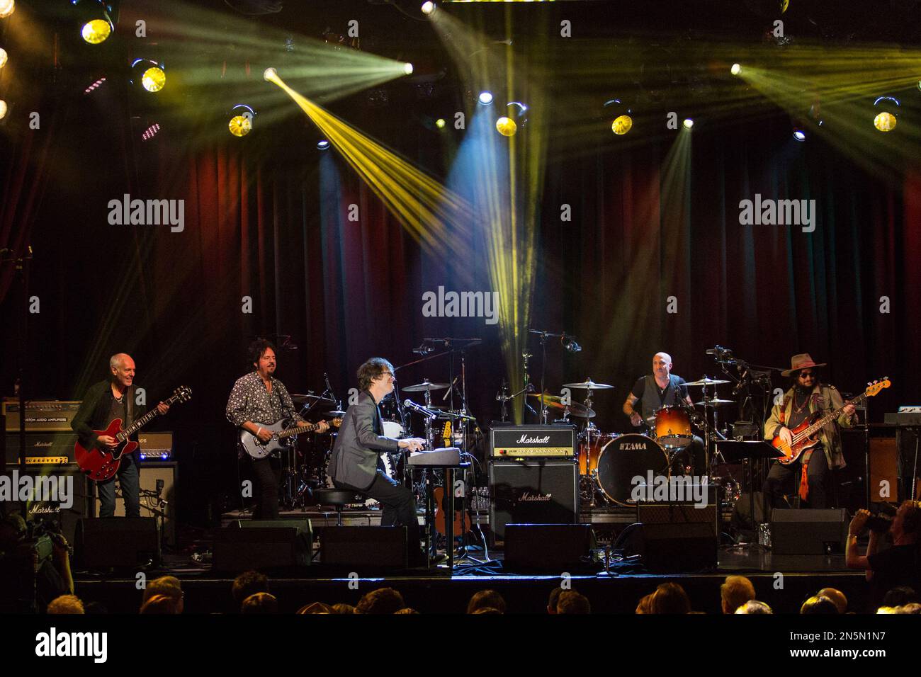 From left. musicians Peter Frampton, Steve Lukather, Ben Folds, Kenny ...