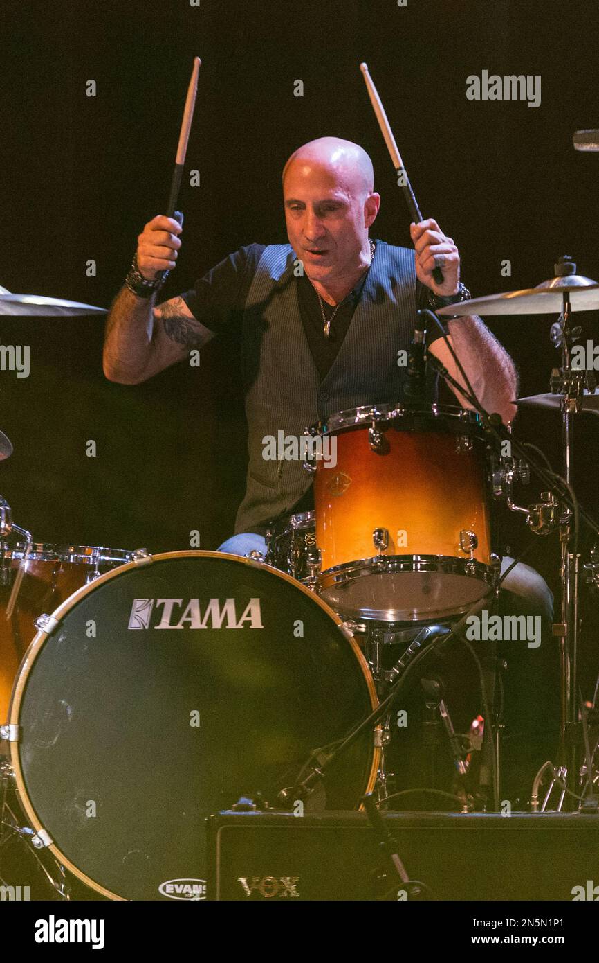 Drummer Kenny Aronoff performs on stage during the David Lynch ...