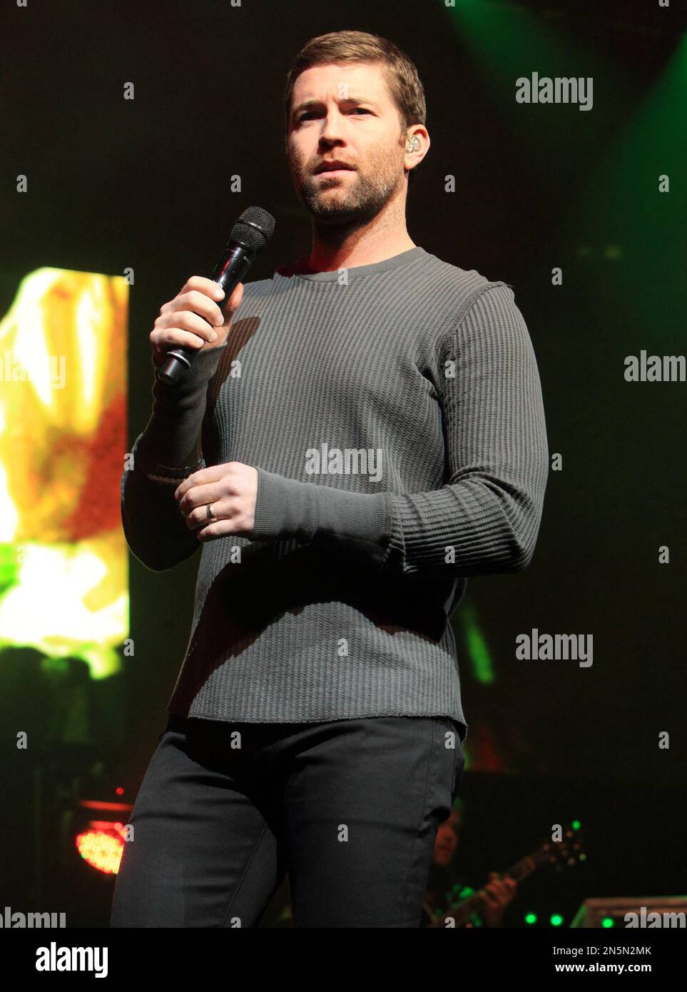 Country music artist Josh Turner performs in concert during his ...