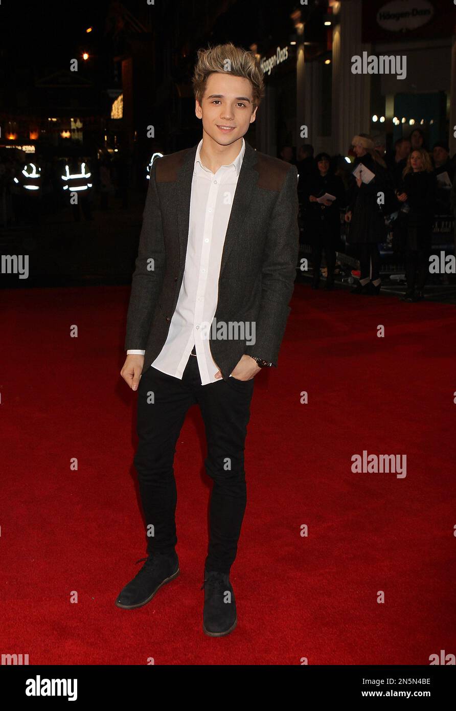 English Singer Elyar Fox attends the European Premiere of Jack Ryan ...