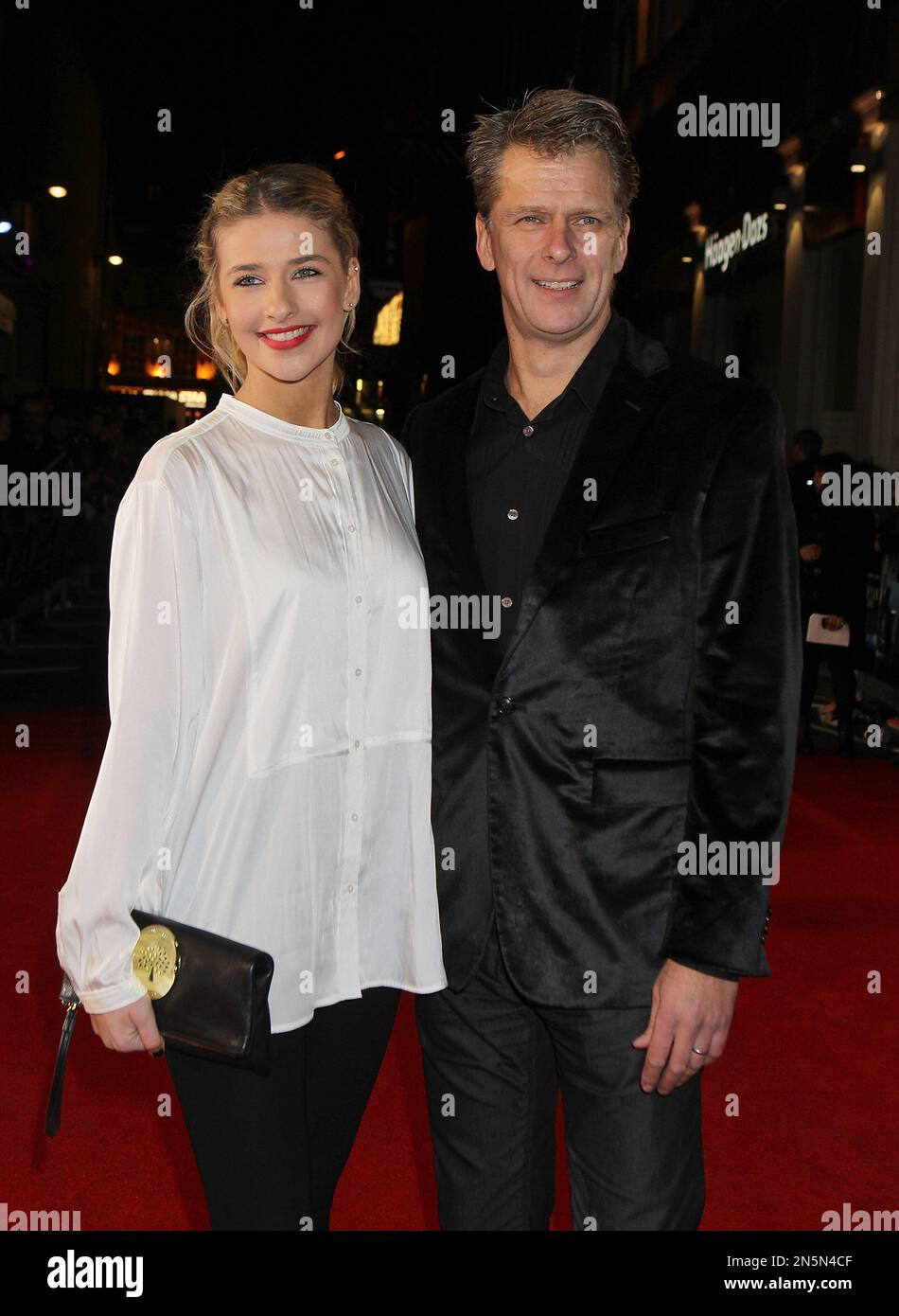 English Presenter Andrew Castle and daughter Georgina Castle attend the ...