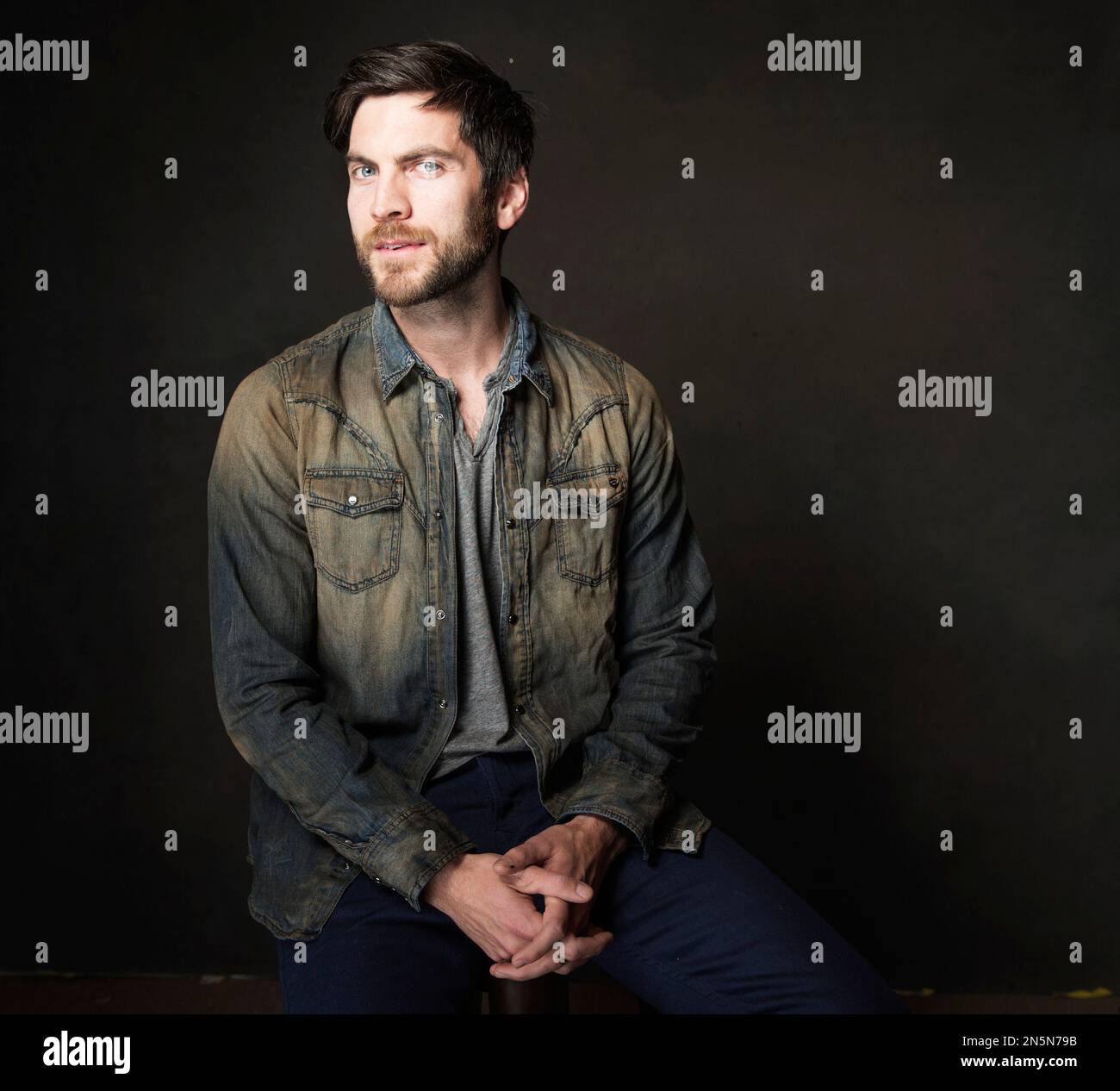 Wes Bentley poses for a portrait at Quaker Good Energy Lodge with ...