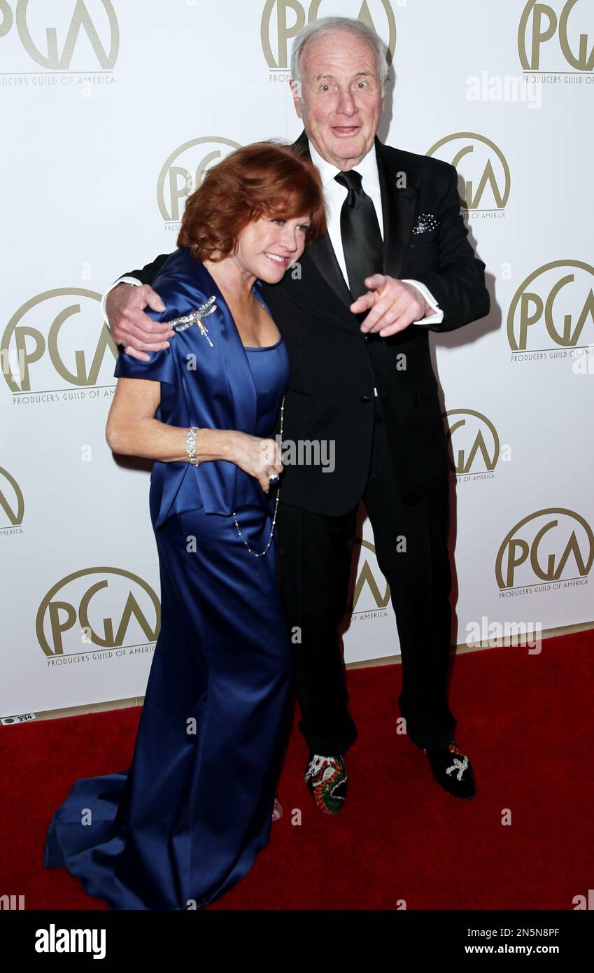 Jerry Weintraub, right, and Susan Ekins arrive at the 25th annual ...