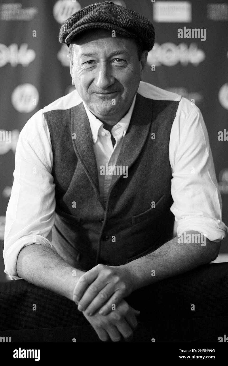 Director Steven Knight poses at the premiere of the film "Locke" during ...