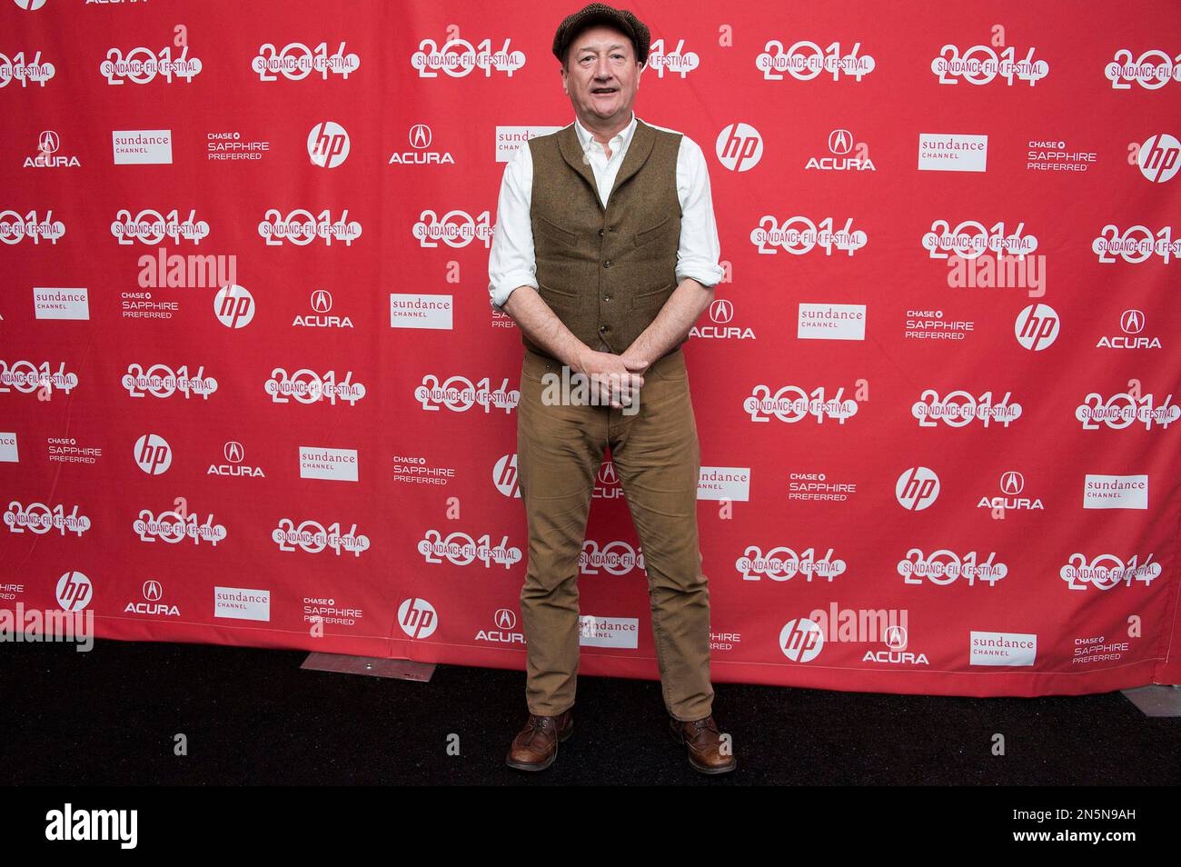 Director Steven Knight poses at the premiere of the film "Locke" during ...