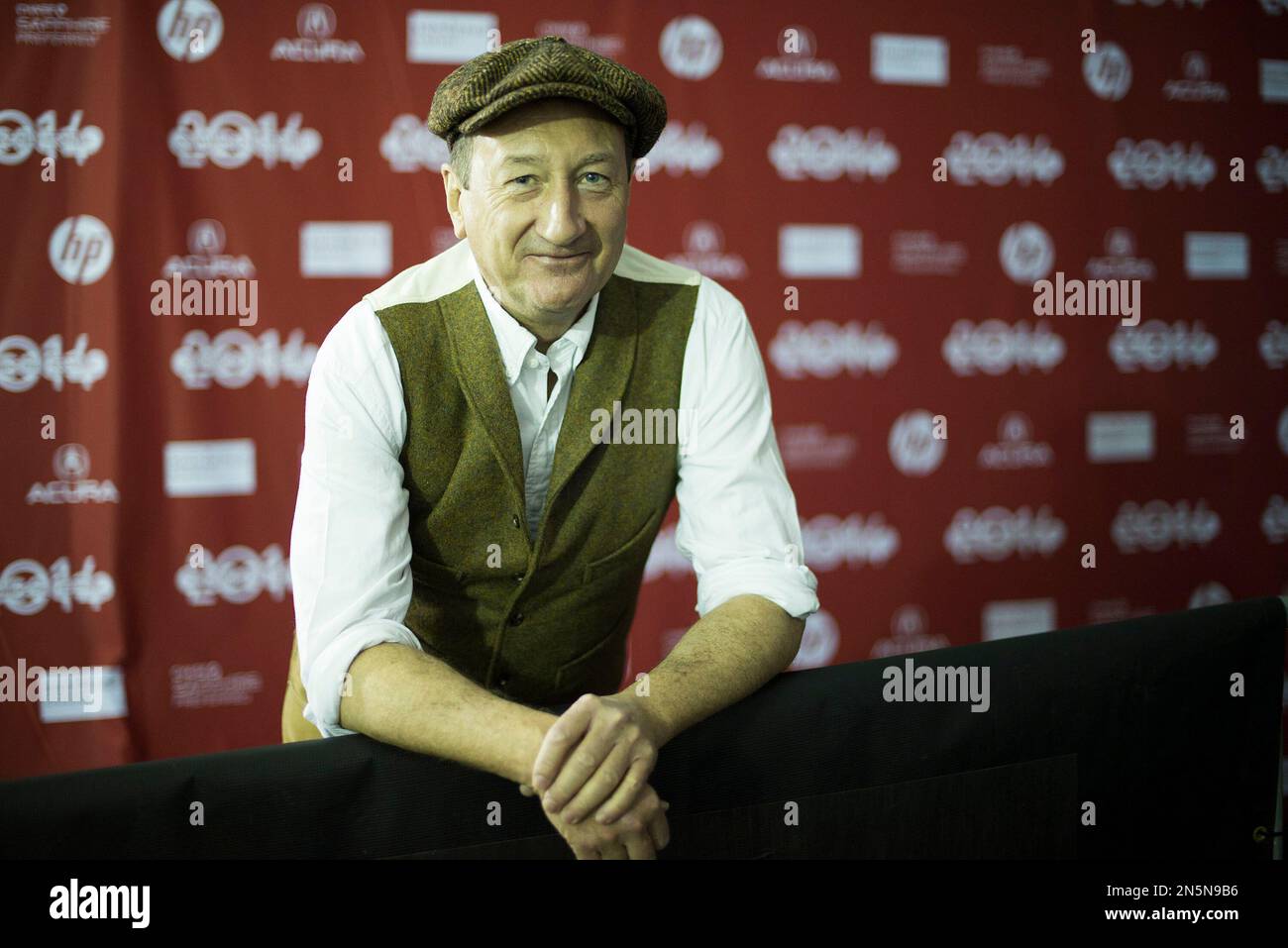 Director Steven Knight poses at the premiere of the film "Locke" during ...