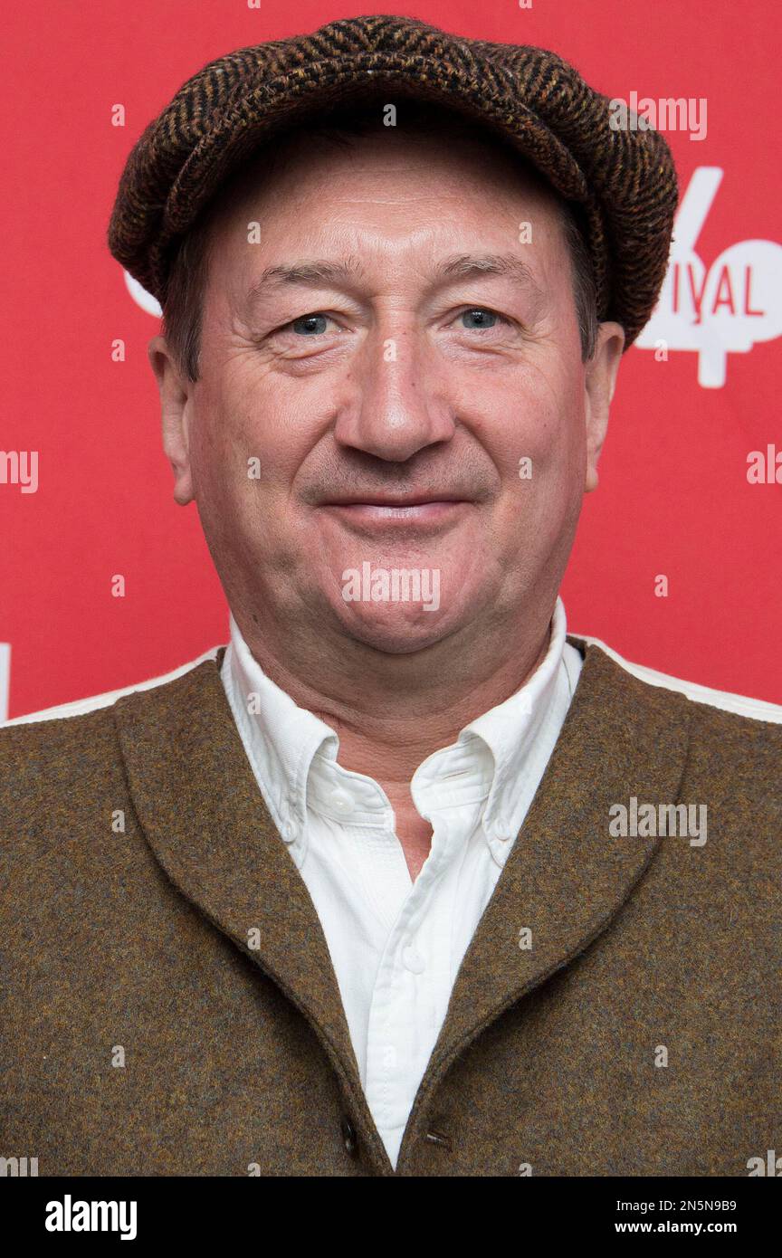 Director Steven Knight poses at the premiere of the film "Locke" during ...