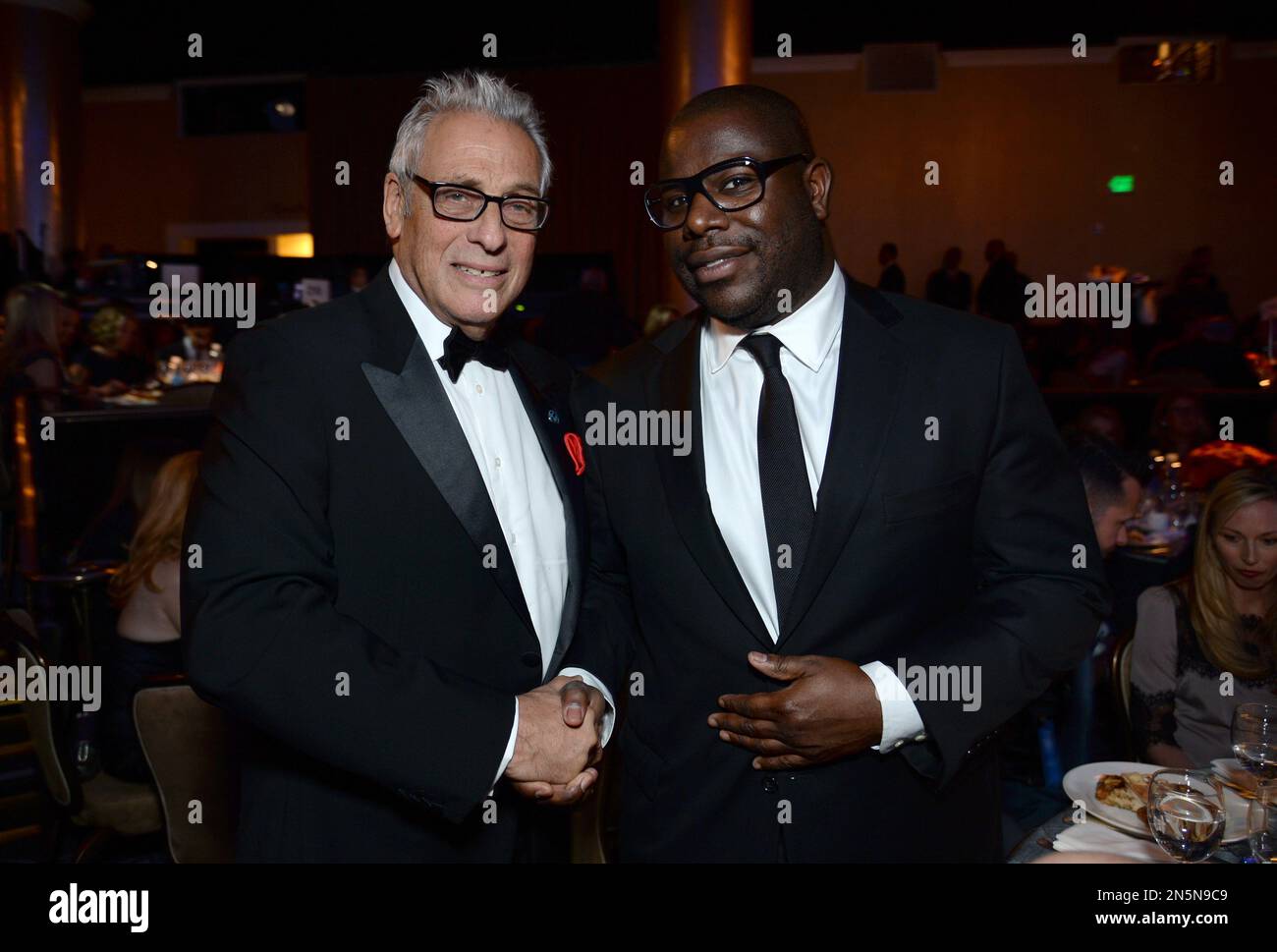 Hawk Koch and Steve McQueen inside at the 25th annual Producers Guild ...
