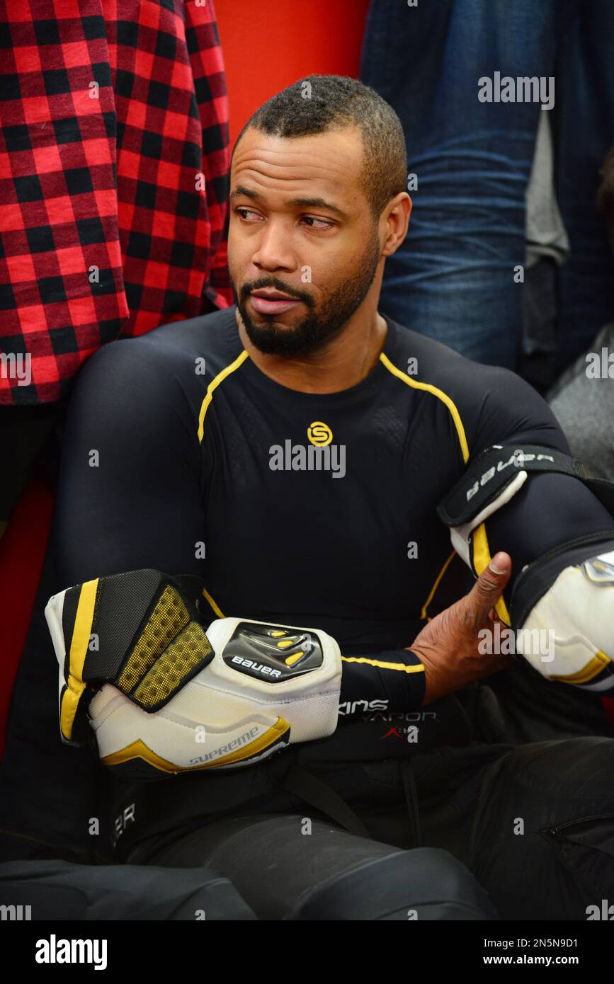 Isaiah Mustafa attends Luc Robitaille's Celebrity Shoot Out benefitting ...