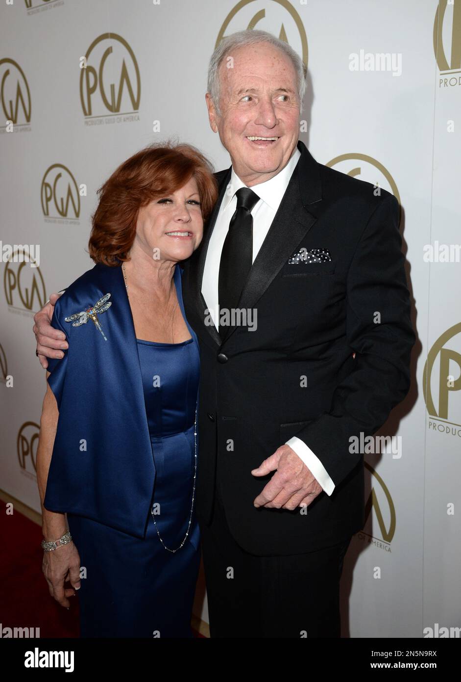 Susan Ekins and Jerry Weintraub arrive at the 25th annual Producers ...