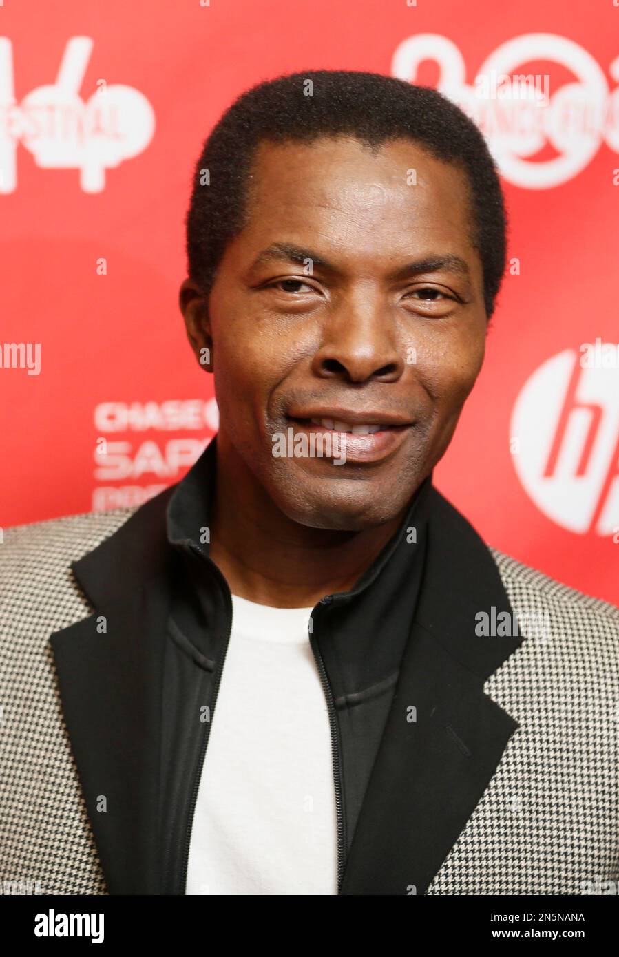 Cast member Isaach De Bankole poses at the premiere of the film ...