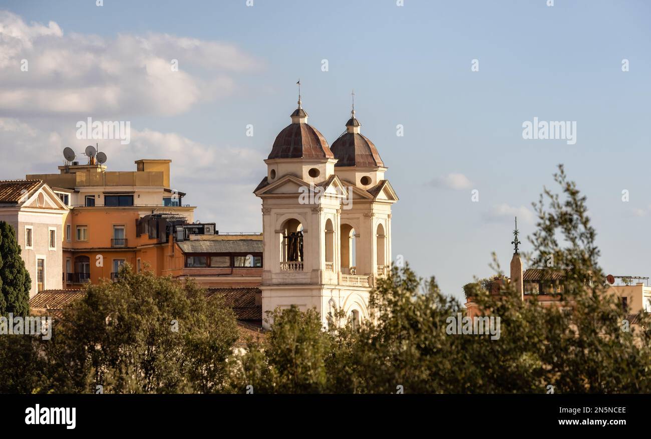Buildings in Downtown City of Rome, Italy Stock Photo - Alamy