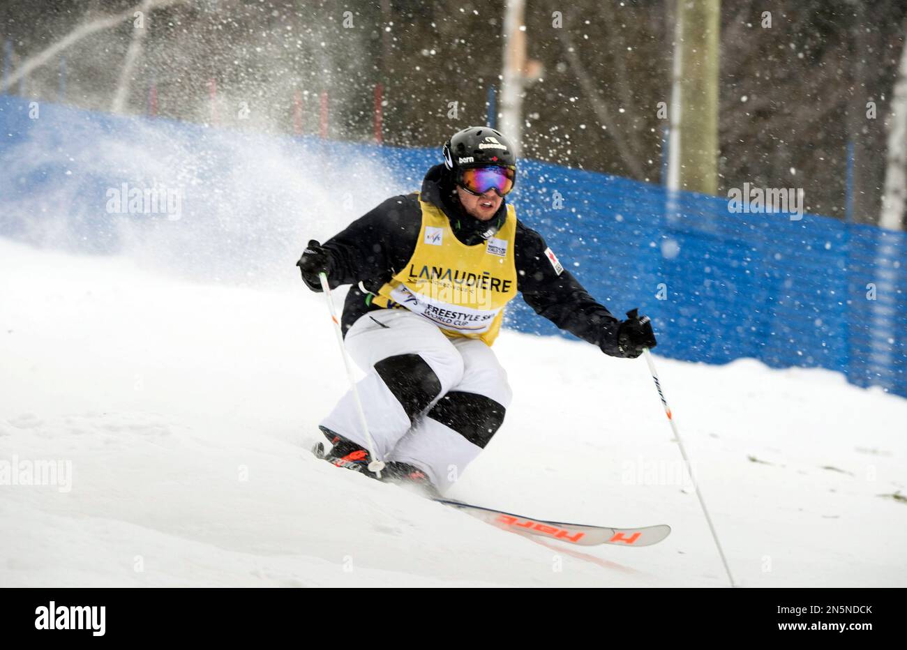 Canada's Alex Bilodeau skies the course during the qualifying round in ...