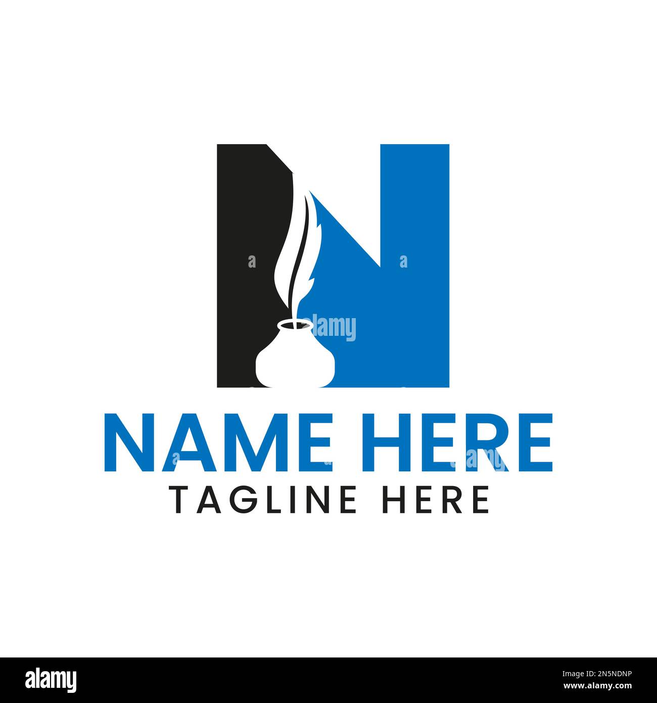 Minimalist ink bottle art Stock Vector Images - Alamy