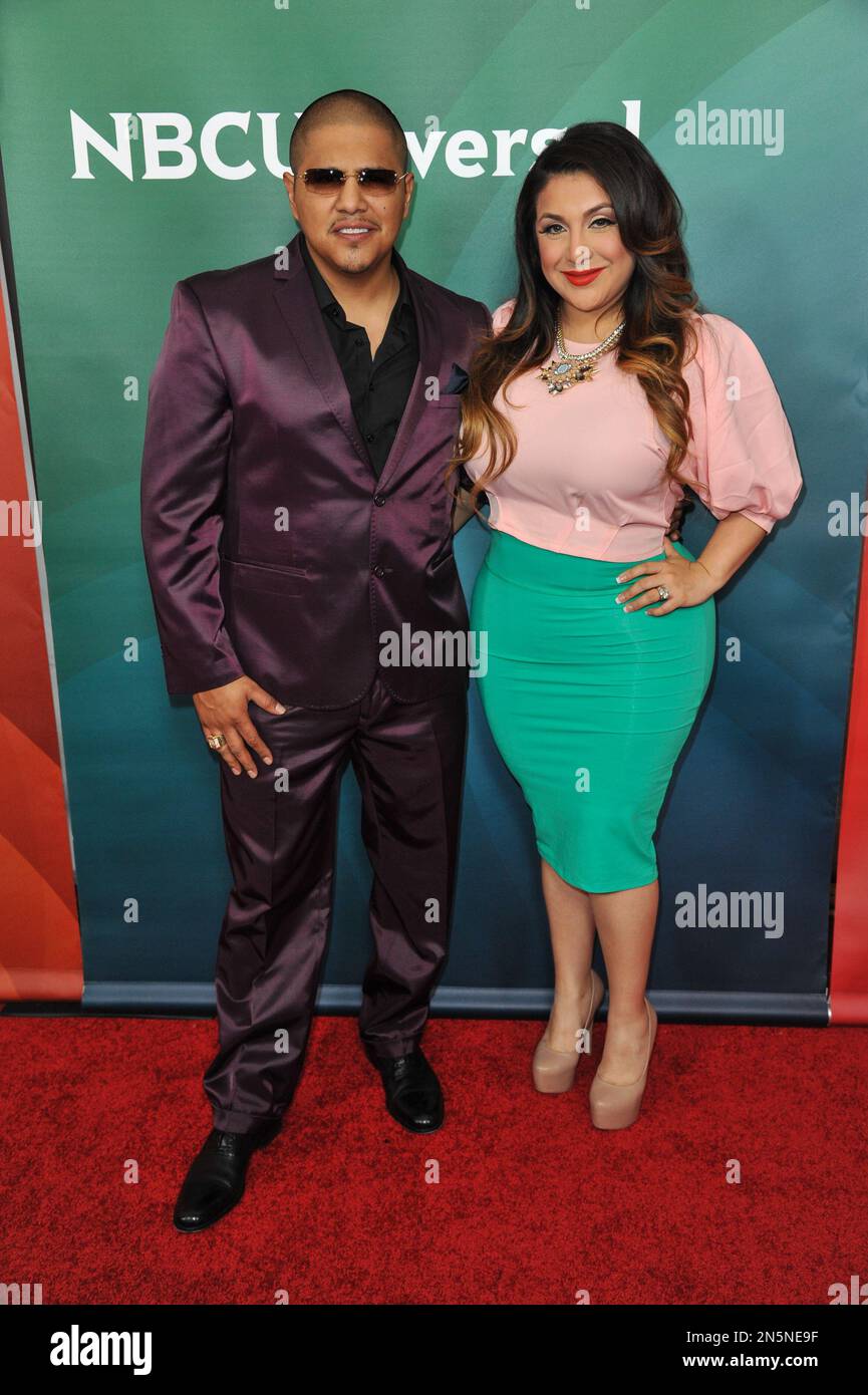 Fernando Vargas, left, and Martha Vargas seen at the NBC/Universal ...