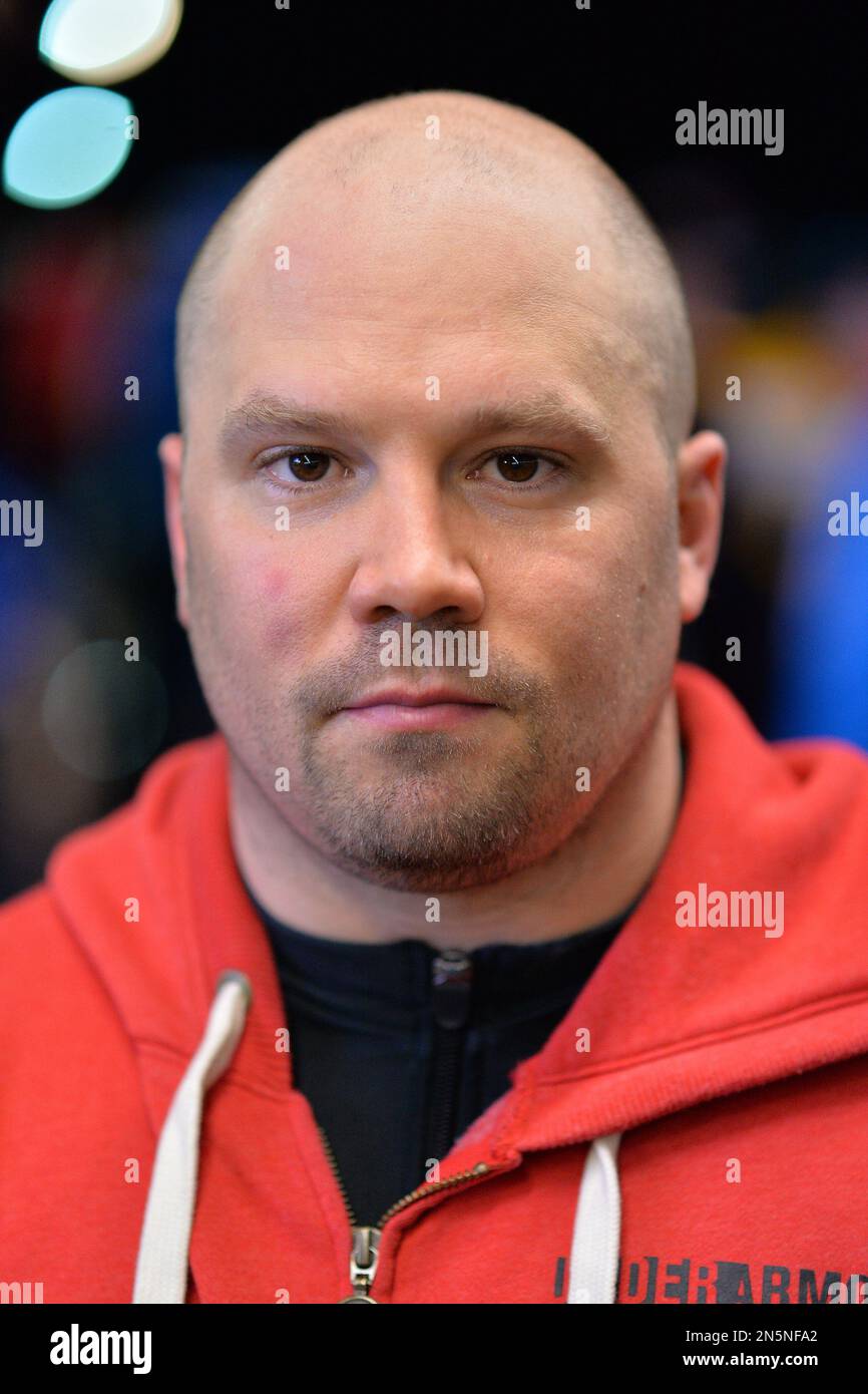 In this picture taken Saturday, Jan. 18, 2014, bob racer Steven Holcomb ...