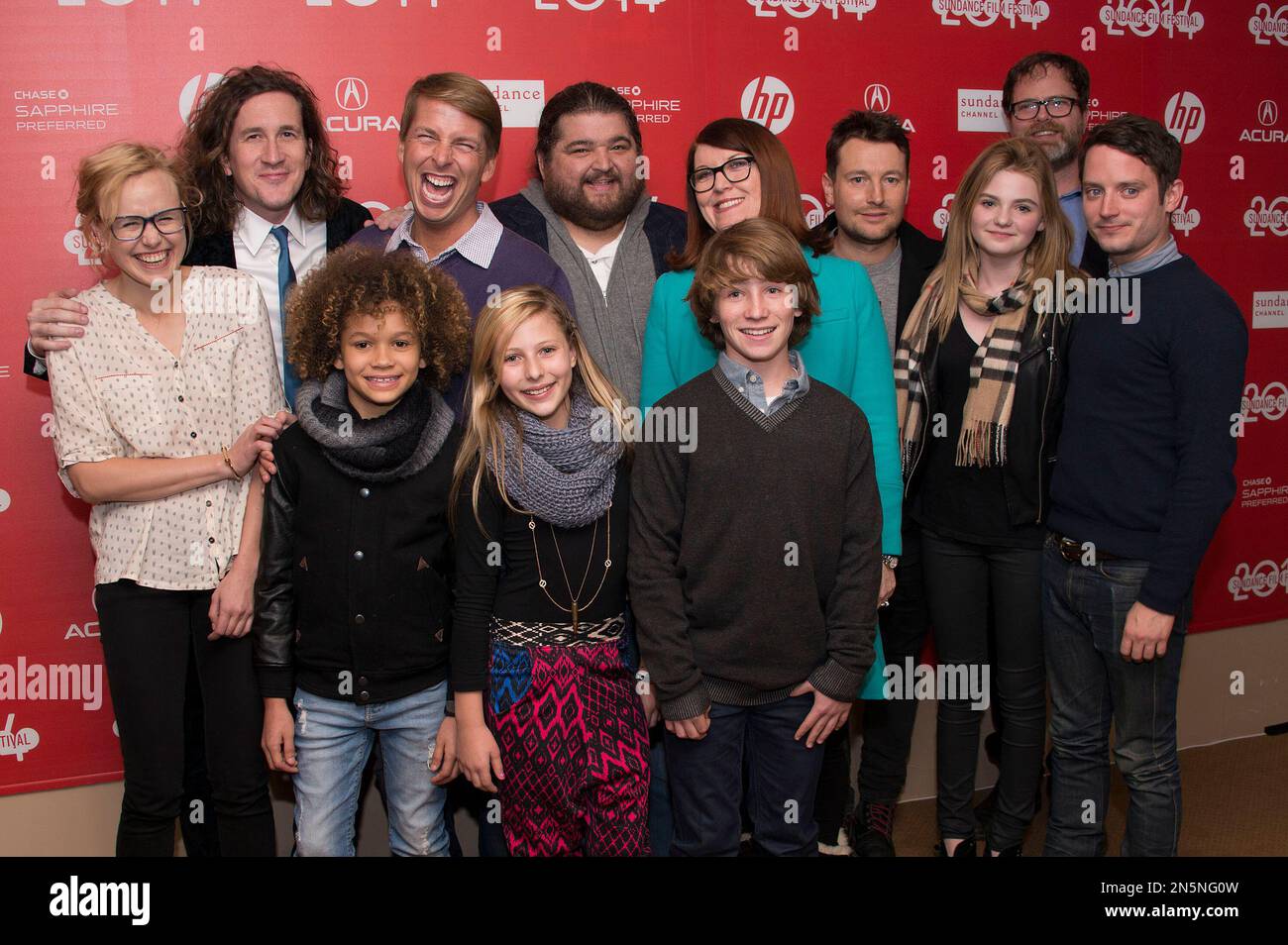 Actress Alison Pill, Actors Ian Brennan, Armani Jackson, Jack McBrayer ...