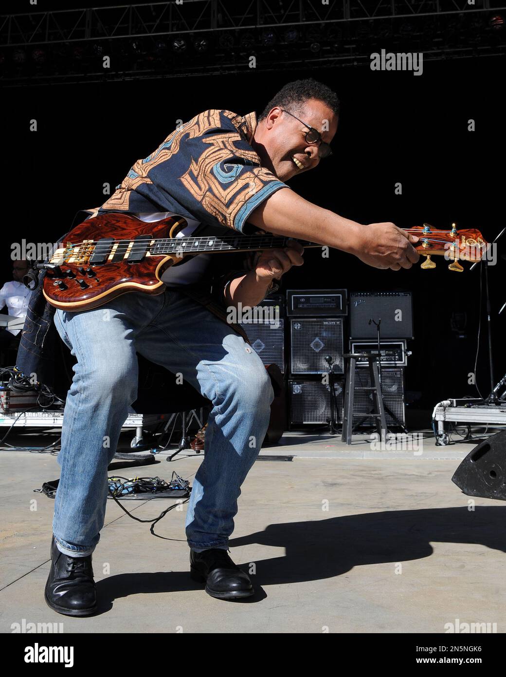 Stanley Clarke performs at the Sunshine Music and Blues Festival at the ...
