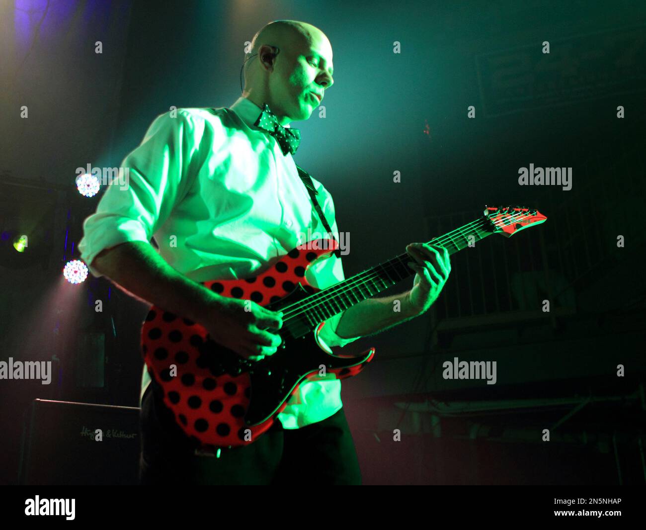 Josh Rand of the rock band Stone Sour performs in concert at Rams Head ...