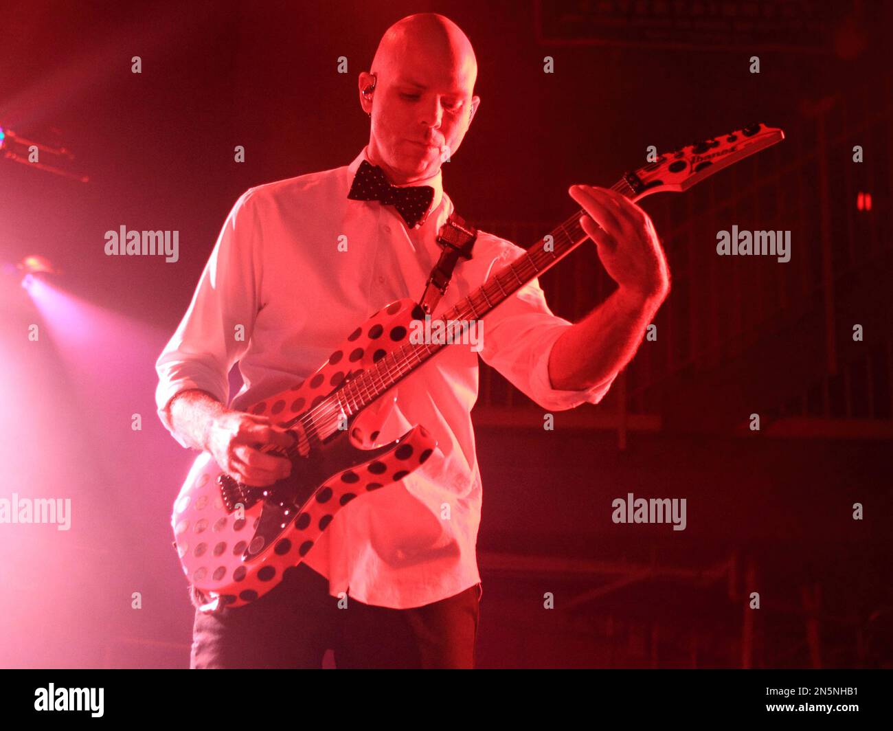 Josh Rand of the rock band Stone Sour performs in concert at Rams Head ...