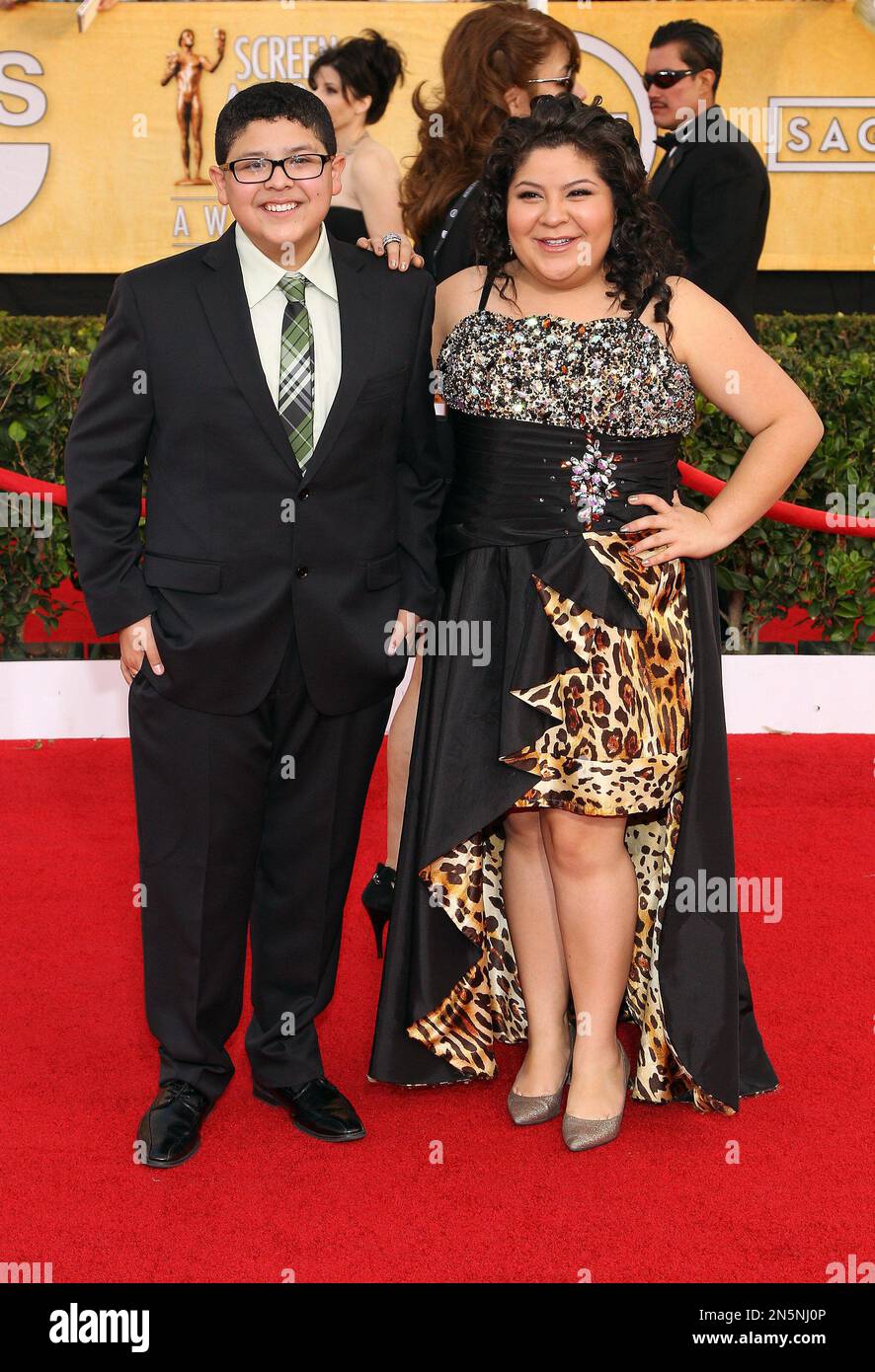 Rico Rodriguez, left, and Raini Rodriguez arrive at the 20th annual ...