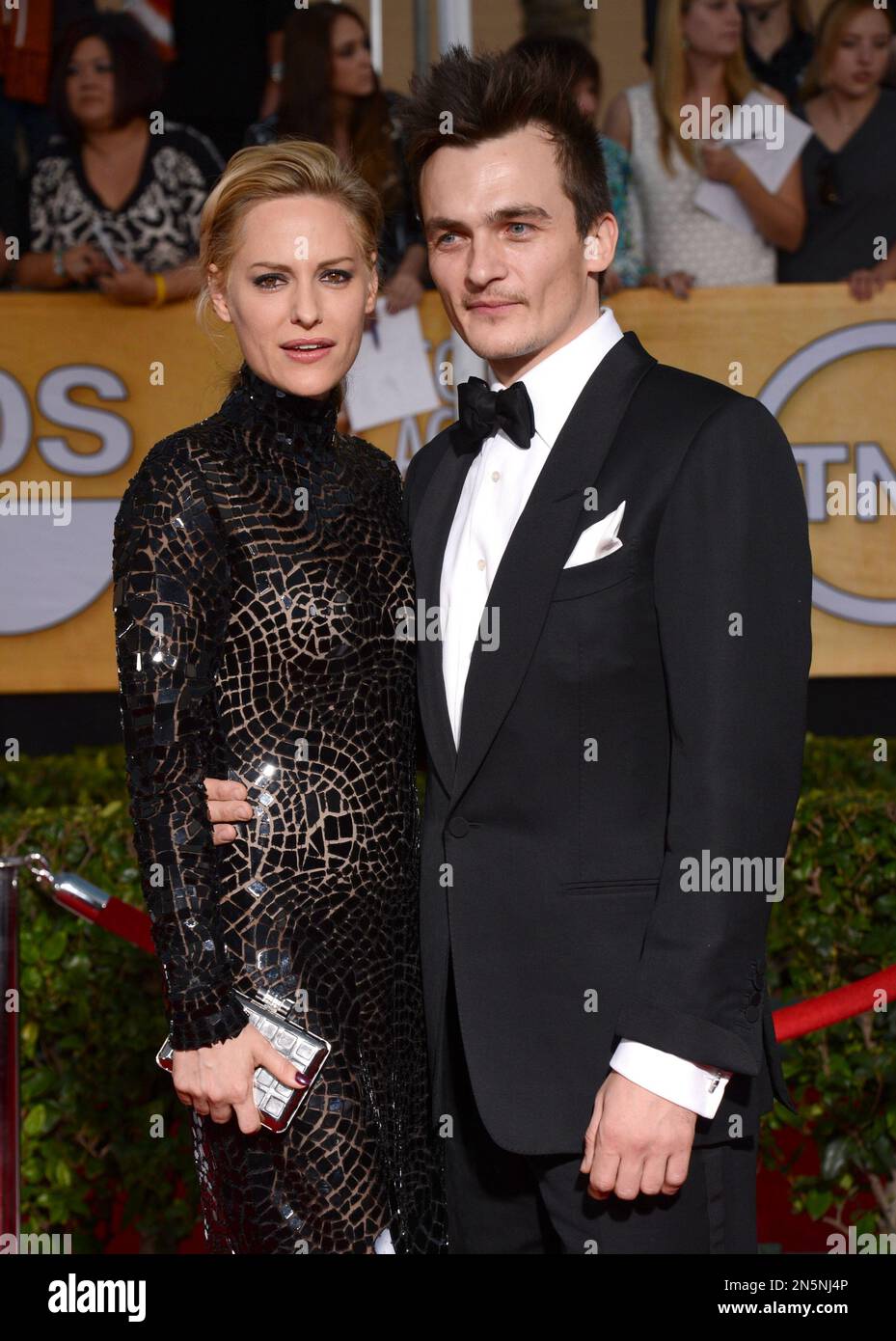 Aimee Mullins and Rupert Friend arrive at the 20th annual Screen Actors ...