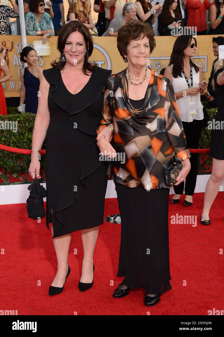Philomena Lee, right, and guest arrive at the 20th annual Screen Actors ...
